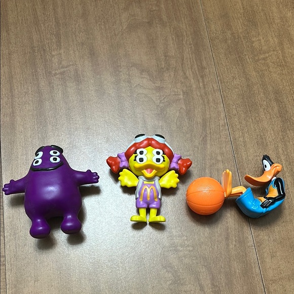 McDonald's | Toys | Mcdonalds Purple And Yellow Toy Figures | Poshmark